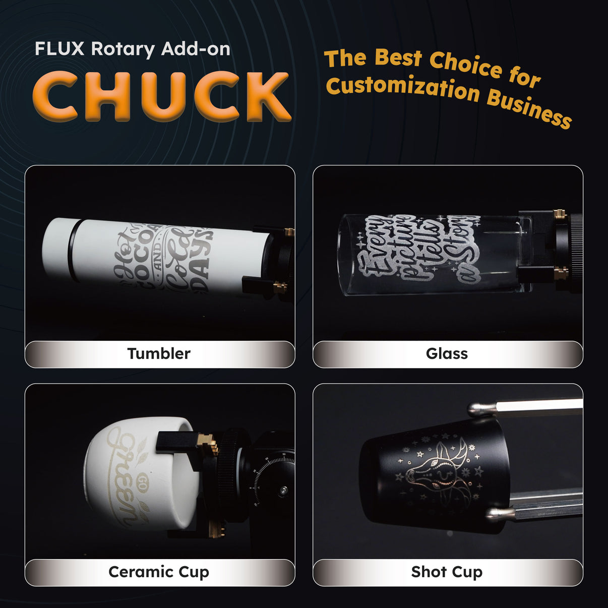 HEXA Chuck Rotary Add-on – FLUX Shop Official